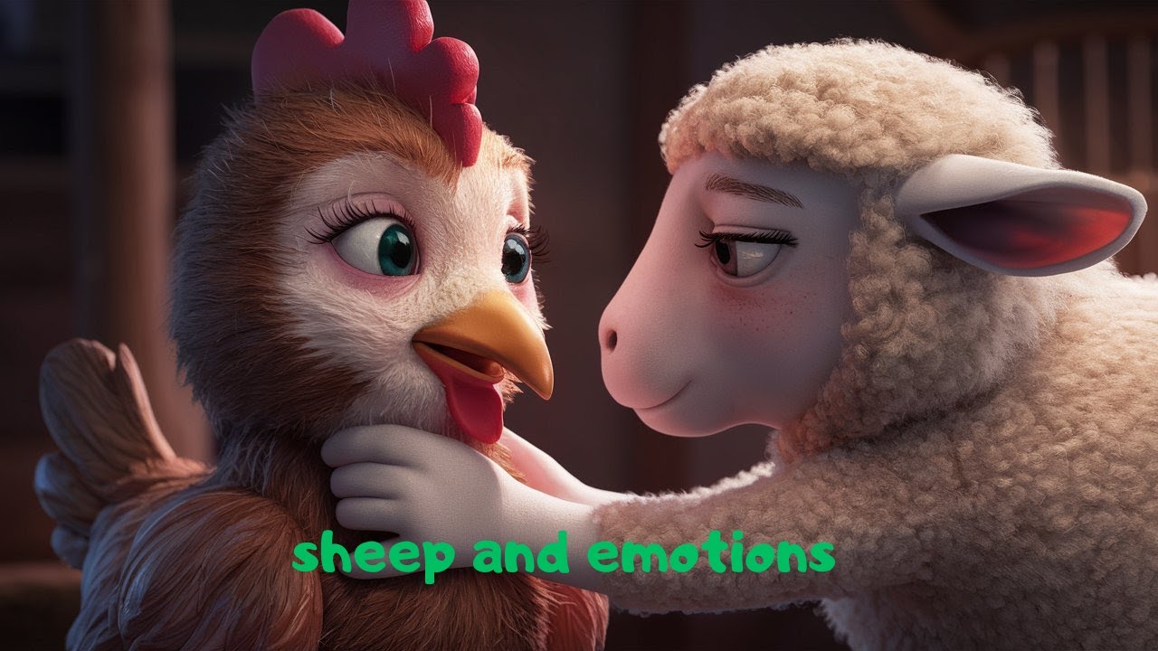 😍🐰 Sheep helps friends recognize emotions - an educational fairy tale ...