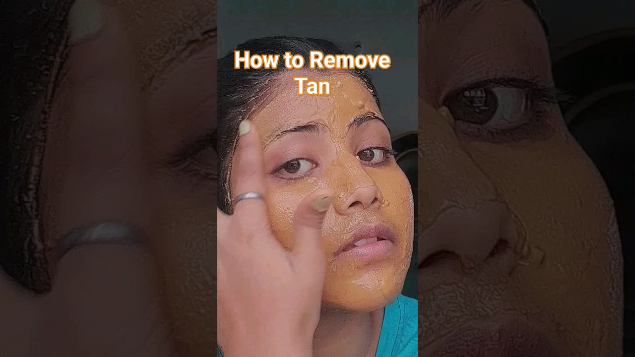 Best DIY for removing tan naturally 👌 - YouTube