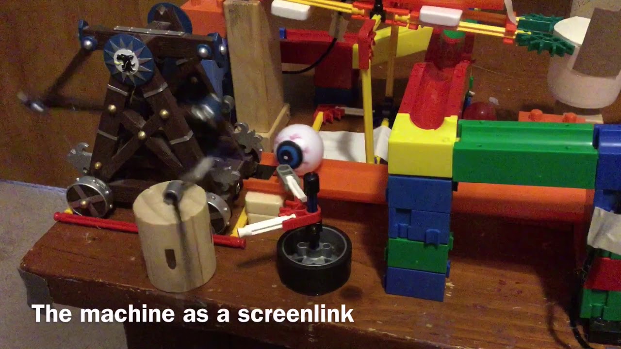 Rube Goldberg machine #7 (mini machine) - YouTube