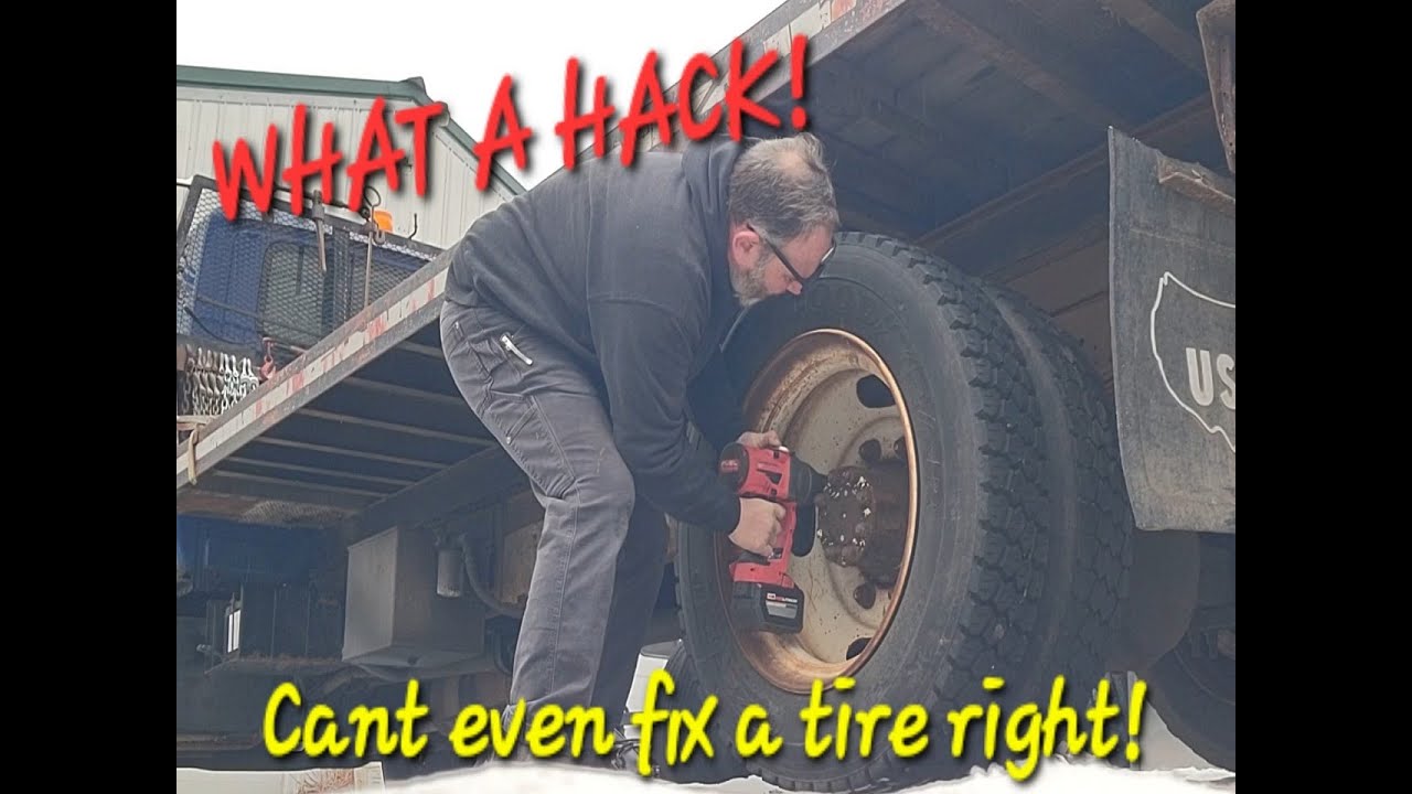 NOT THE RIGHT WAY TO FIX THIS TIRE! WHAT A HACK! - YouTube