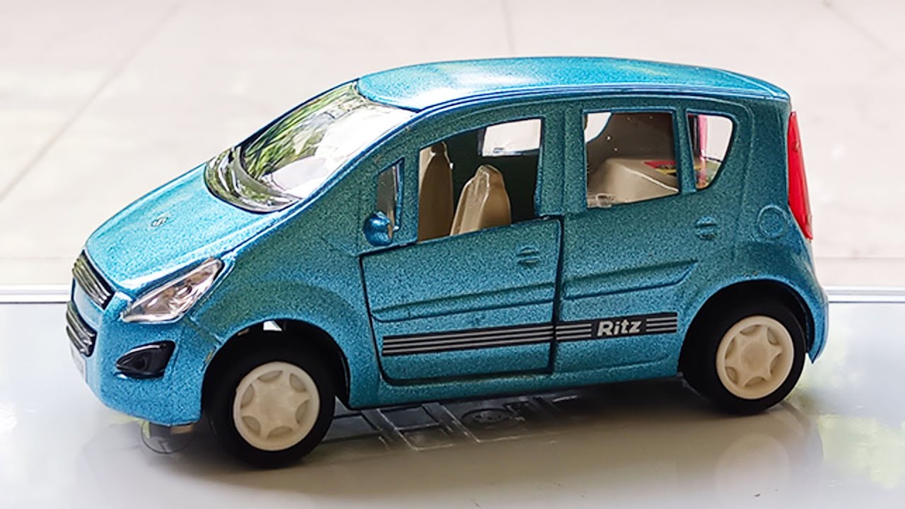 Unboxing Scale Model Maruti Ritz Diecast Car #unboxing #miniature - YouTube
