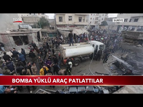 Suriye'de Bomba Yüklü Araç Patlattılar