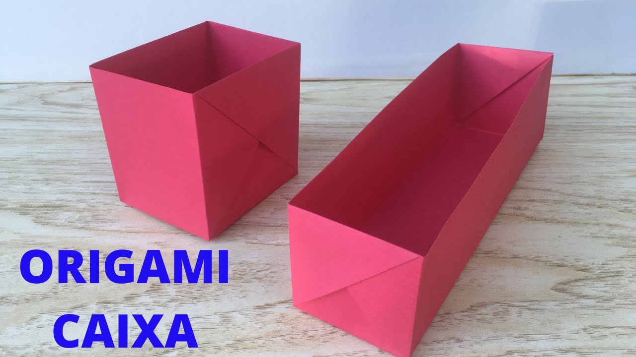 Origami Caixa #origami #caixa - YouTube
