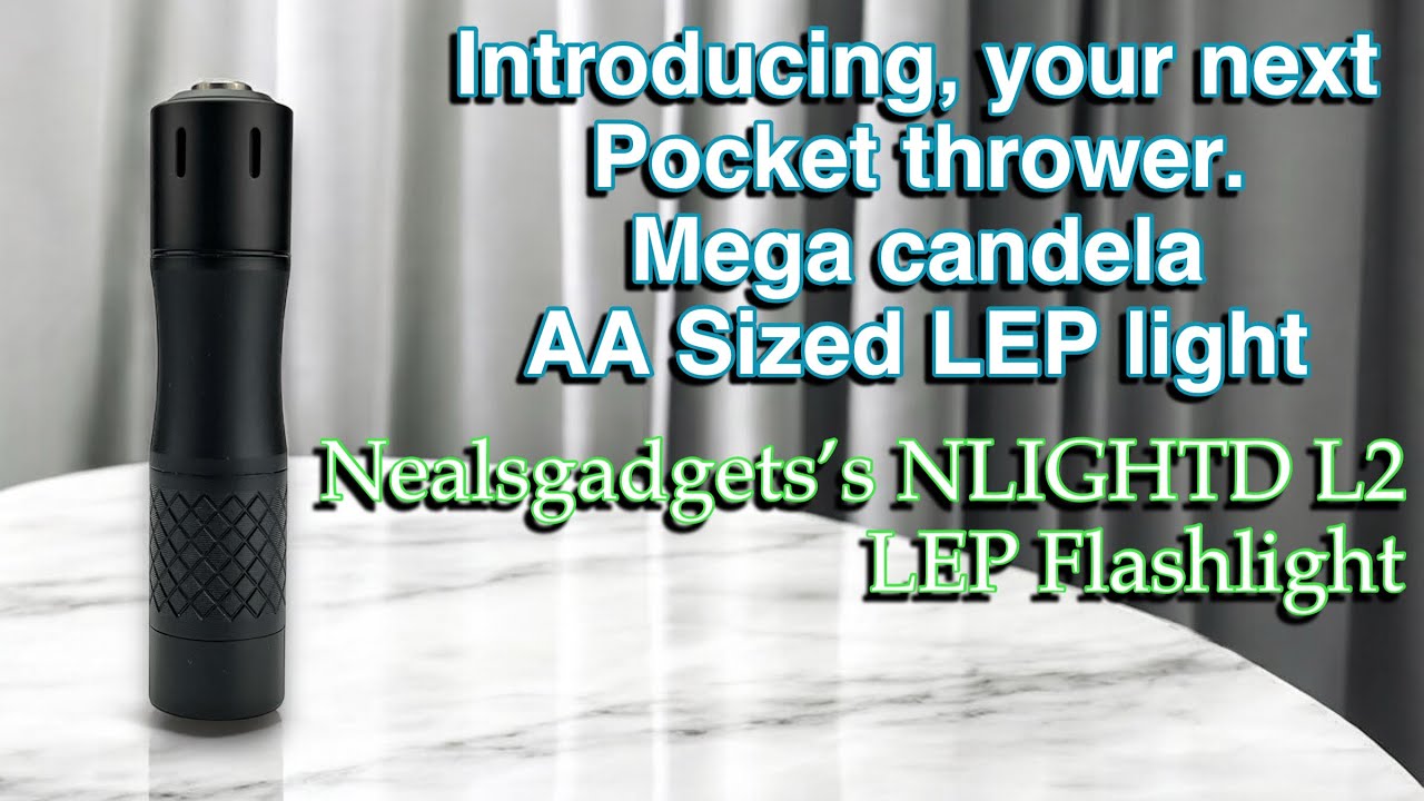 Shut up and throw light. This AA Sized LEP flashlight shames most large ...