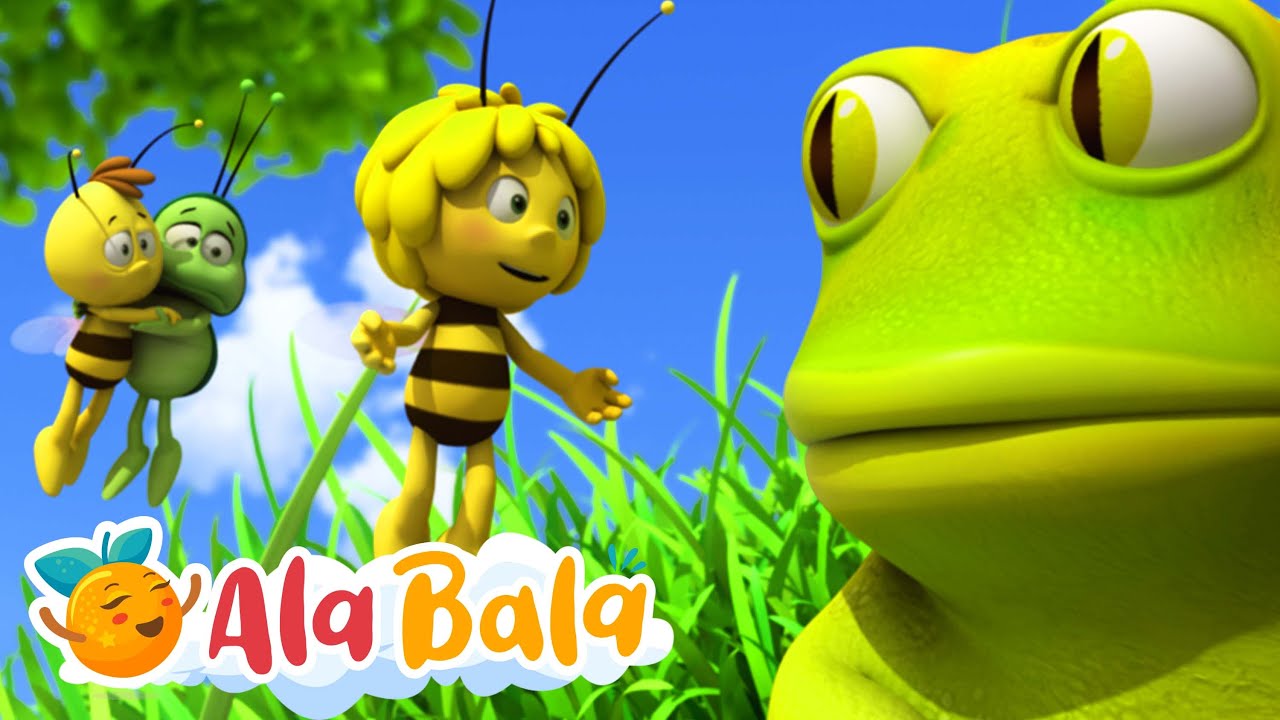 🐝 Albinuța Maya și Broscuțele Lacome 🐸 O Lecție Despre Curaj 🤝 Desene ...