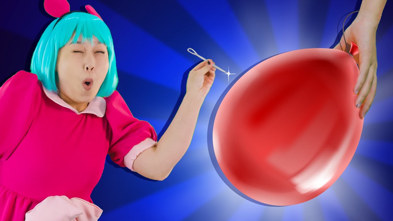 Balloon Song (Yellow, Blue, Pink, Red ) | Lights Kids Song - YouTube