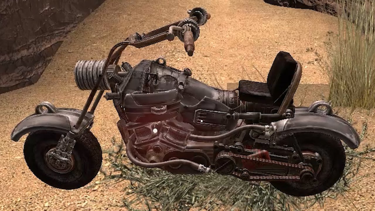 You Can Drive Motorcycles in Fallout New Vegas Online - YouTube
