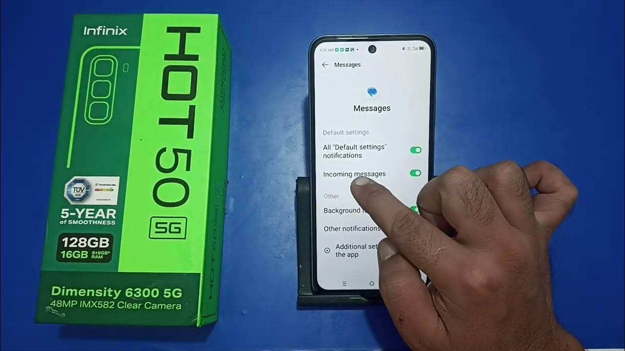 how to change text message sound in infinix hot 50, text message sound kaise badle - YouTube