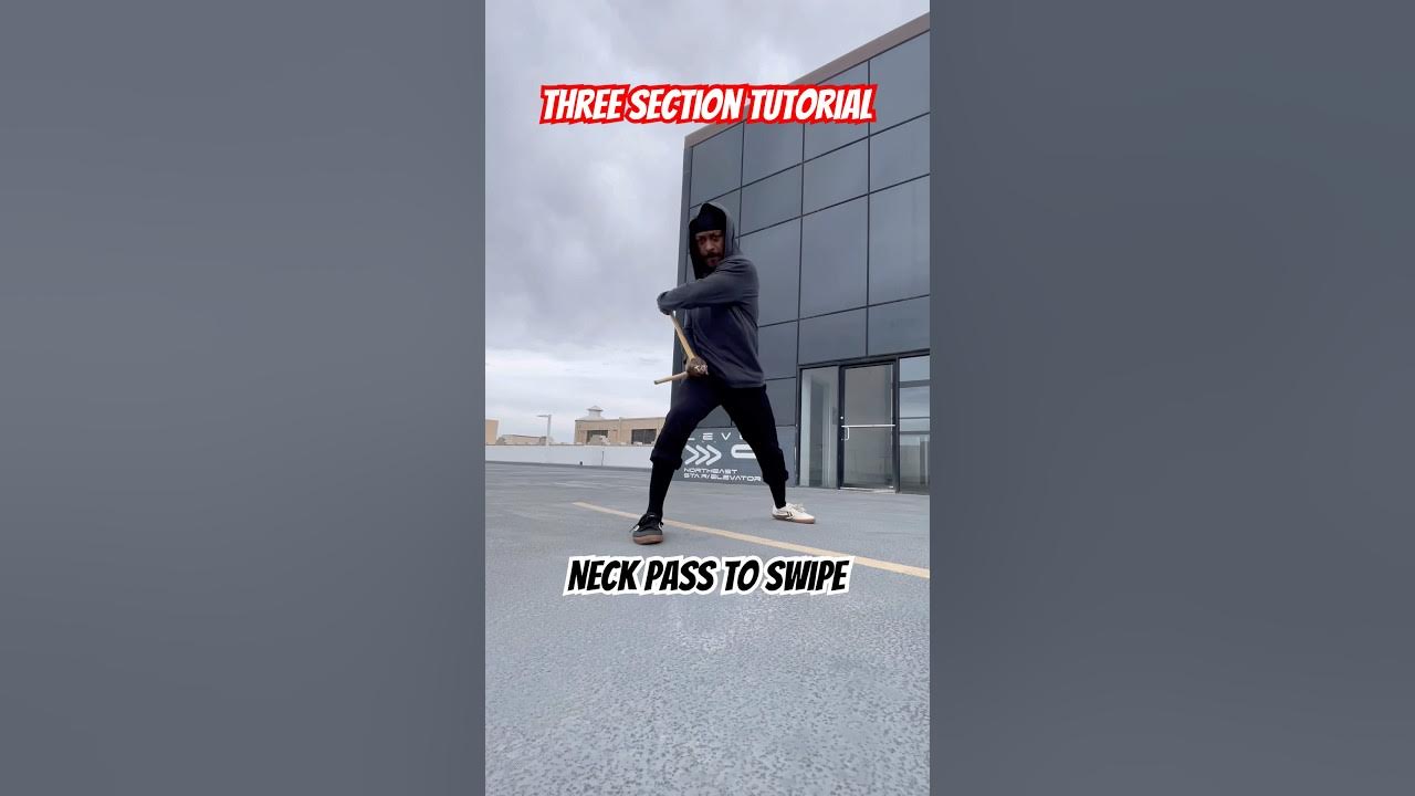 Neck pass to swipe tutorial. 👨🏾‍🏫 #threesectionstaff #martialarts #kungfu #tutorial #howto - YouTube