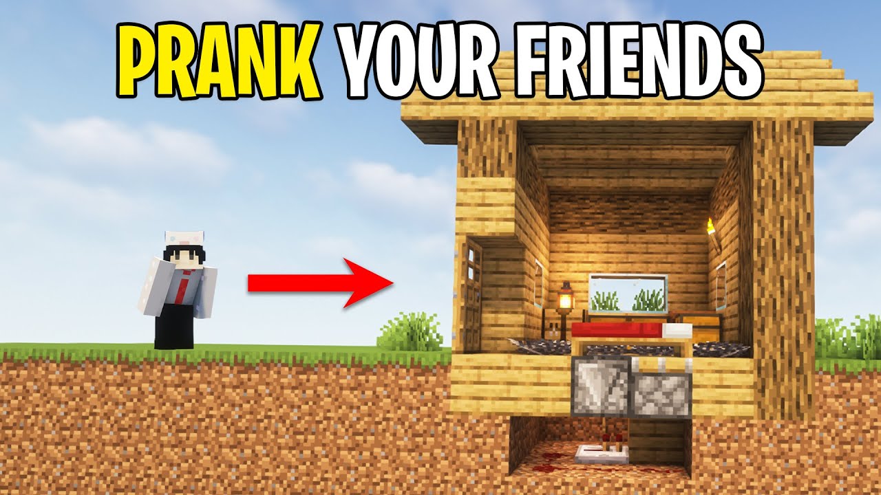 8 Ways To Prank Your Friends In Minecraft Best Prank Ever Youtube