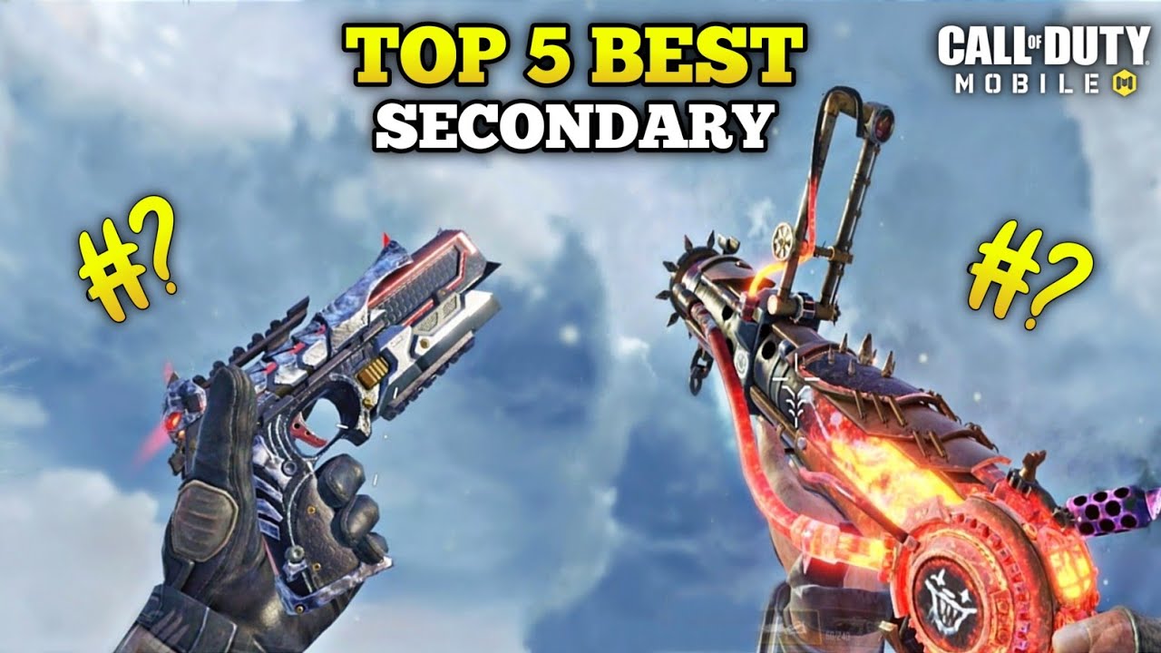 Top 5 Best Secondary Weapons in CODM With Gunsmith Loadout/Class Setup ...