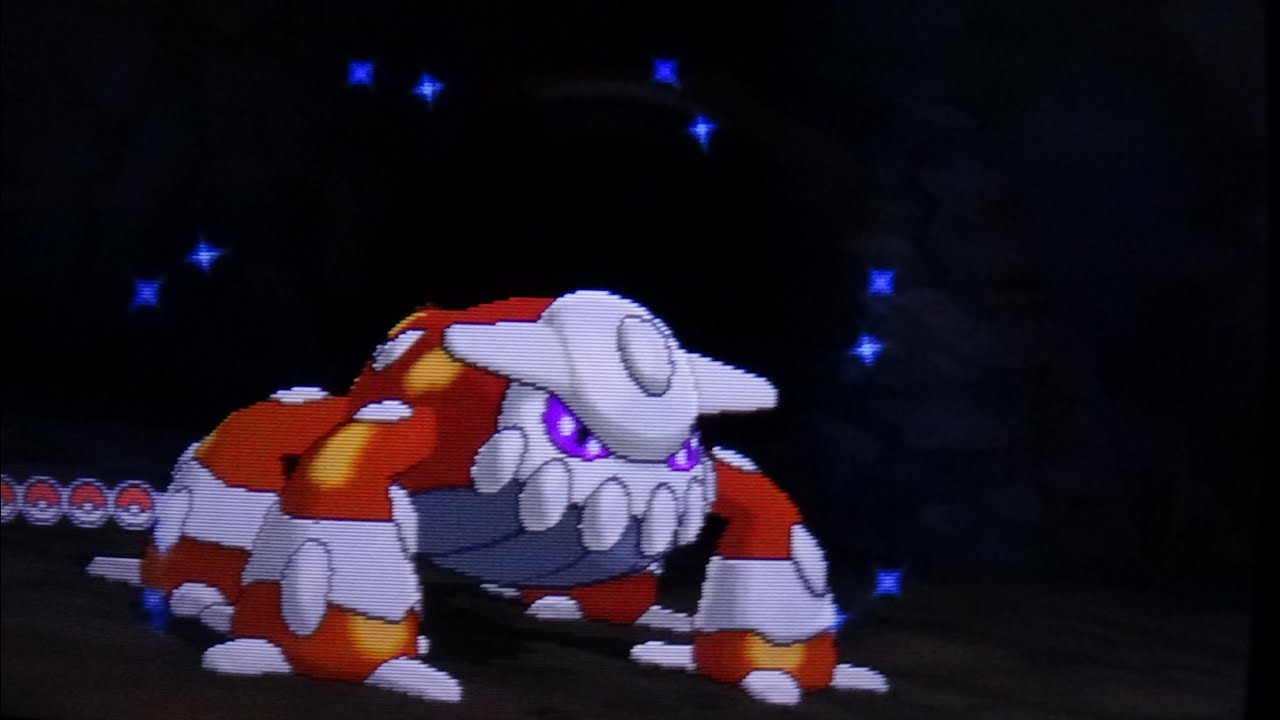 (Live) Heatran shiney/ shiny Heatran après 3345 resets sur Saphir Alpha ...
