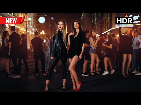 🔥 Moskova Sokaklarında Gece Hayatı 2025 Açık! 4K HDR