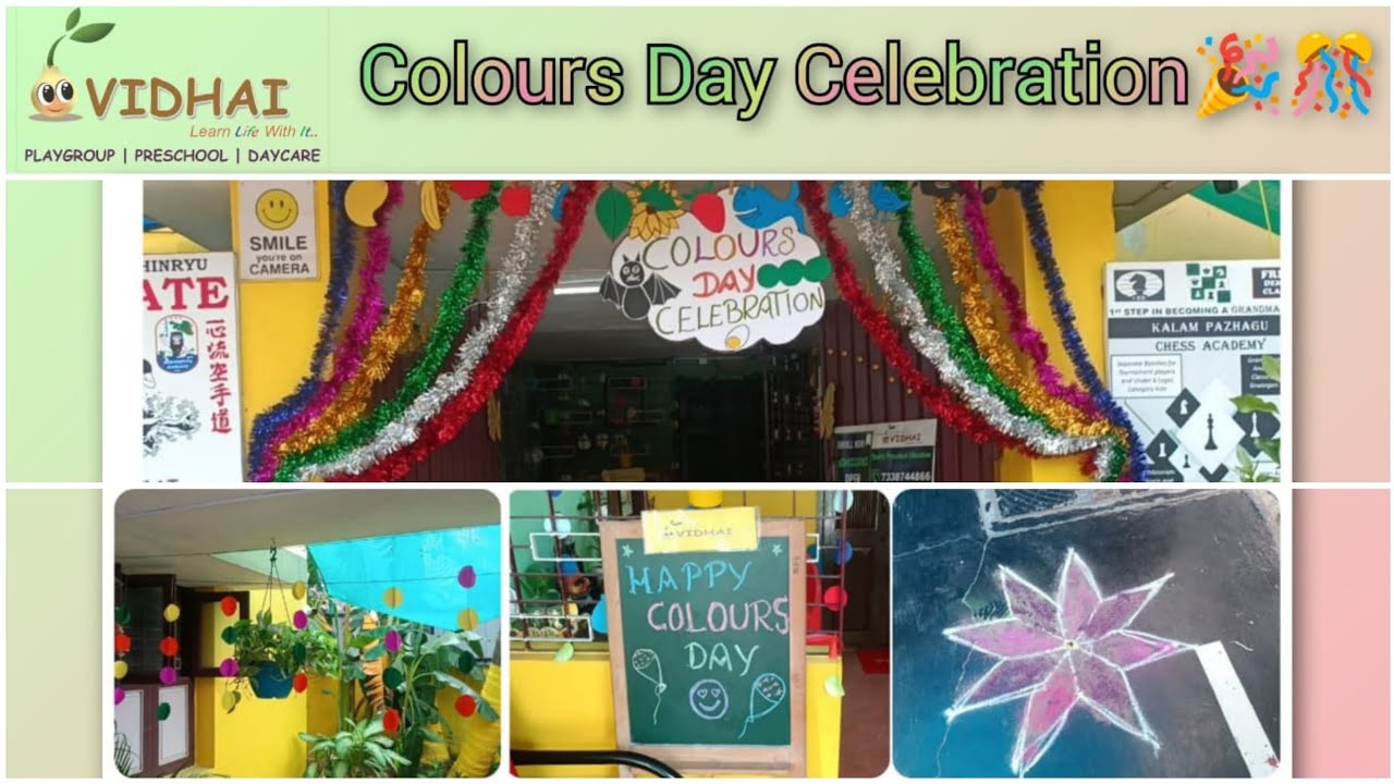 Colours Day Celebrations at VIDHAI School | Colours Day Celebrations ...