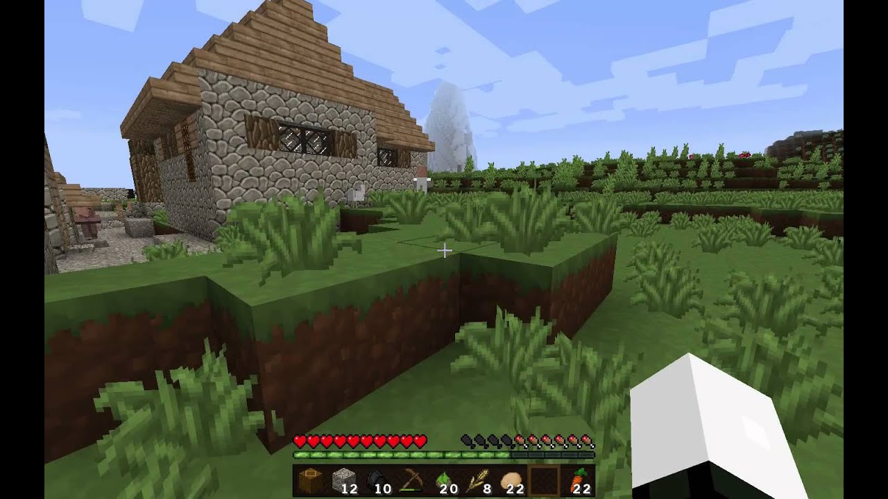 Minecraft: How To Survive your First Night ep 1 - YouTube