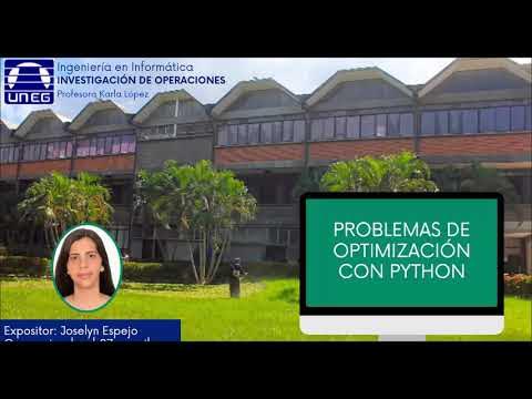 Problemas de Optimizacion con Python - YouTube