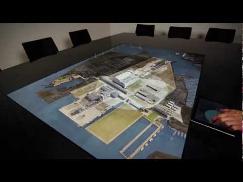 Design: High-tech conference table - YouTube
