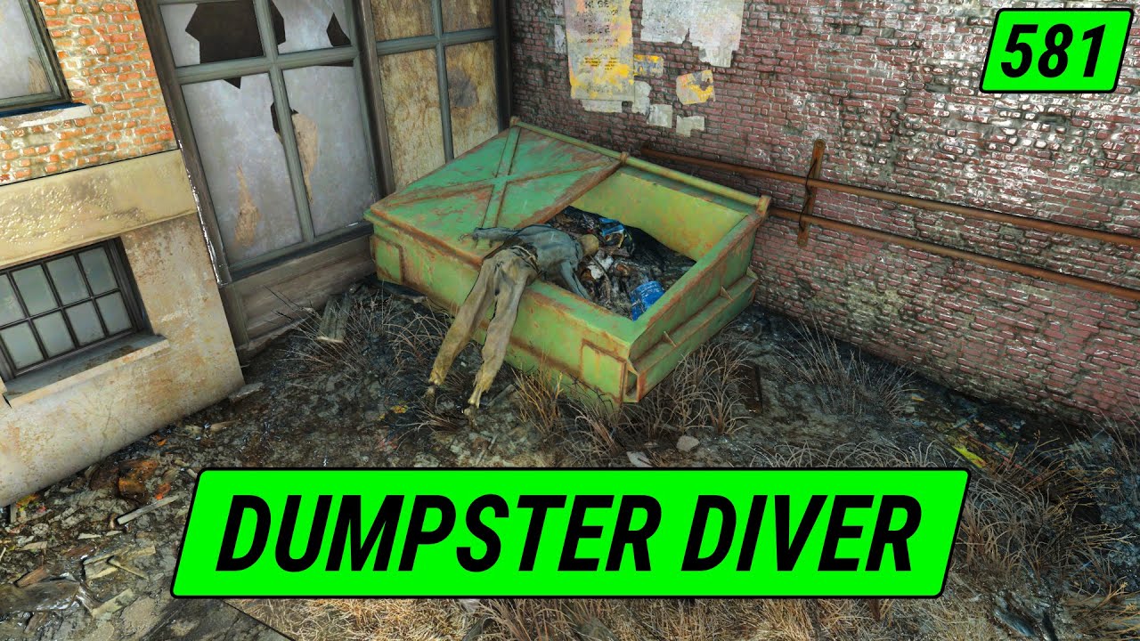 Dumpster Diver | Fallout 4 Unmarked | Ep. 581 - YouTube