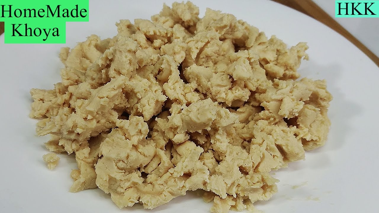 Khoya /Easy Khoya Recipe with 1 litre Milk & Cream Magic/Perfect for ...