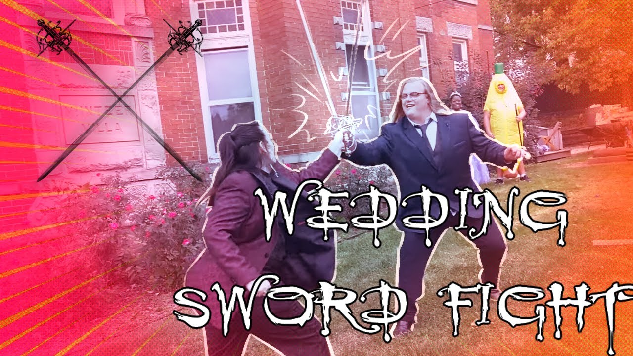 Wedding Sword Fight - YouTube