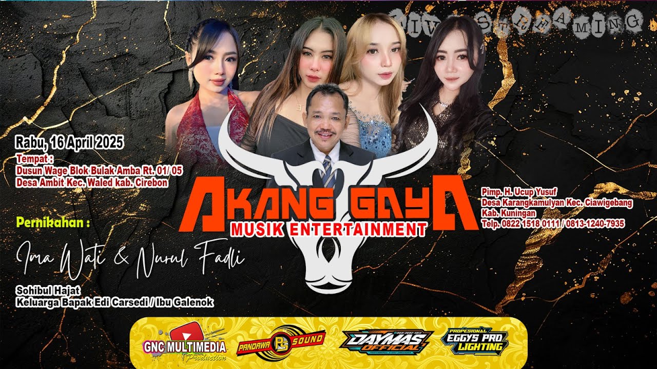 LIVE MALAM AKANG GAYA MUSIC | RESEPSI PERNIKAHAN IRMA & FADLI | AMBIT, 16 APRIL 2025 - YouTube