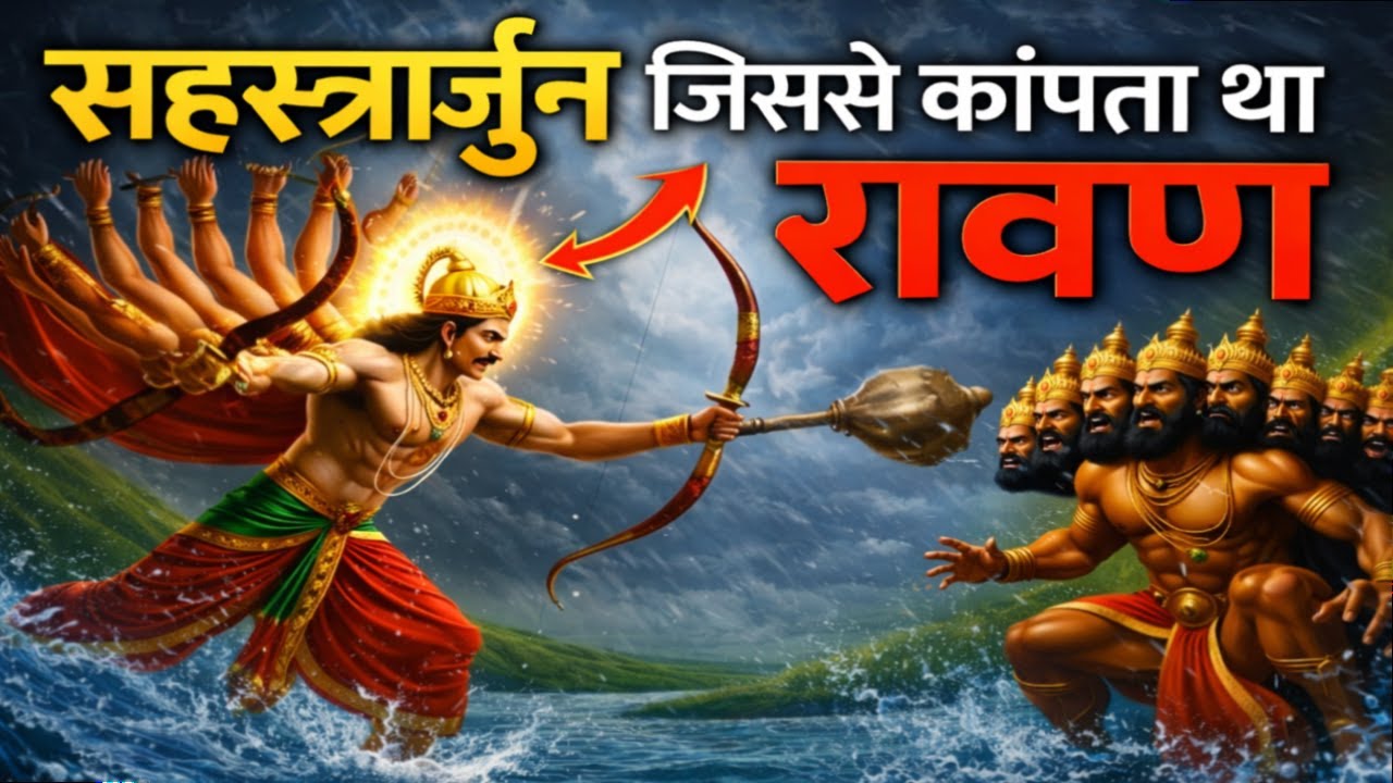 सहस्त्रार्जुन की कहानी 🔱 Sahastrabahu Kartavirya Arjuna VS Ravana ...