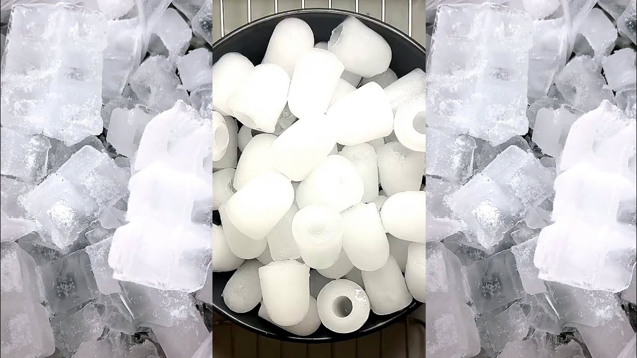 HARD ICE EATING / CRUSHED ICE / THIN ICE. ICE EATING - YouTube