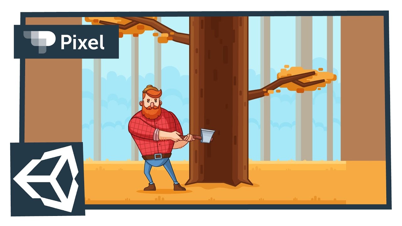 Создаем игру аналог Wood Cutter в Unity | уроки для новичков - YouTube