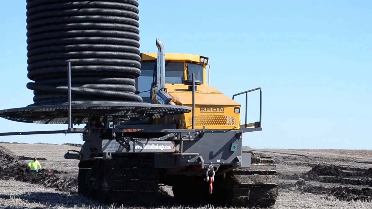 Hutton Inc.'s Bron 550 Plow using On-Board Reel - YouTube