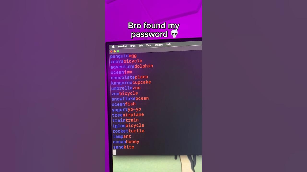 Bro found my password 💀 #computerscience #softwareengineer #coding - YouTube