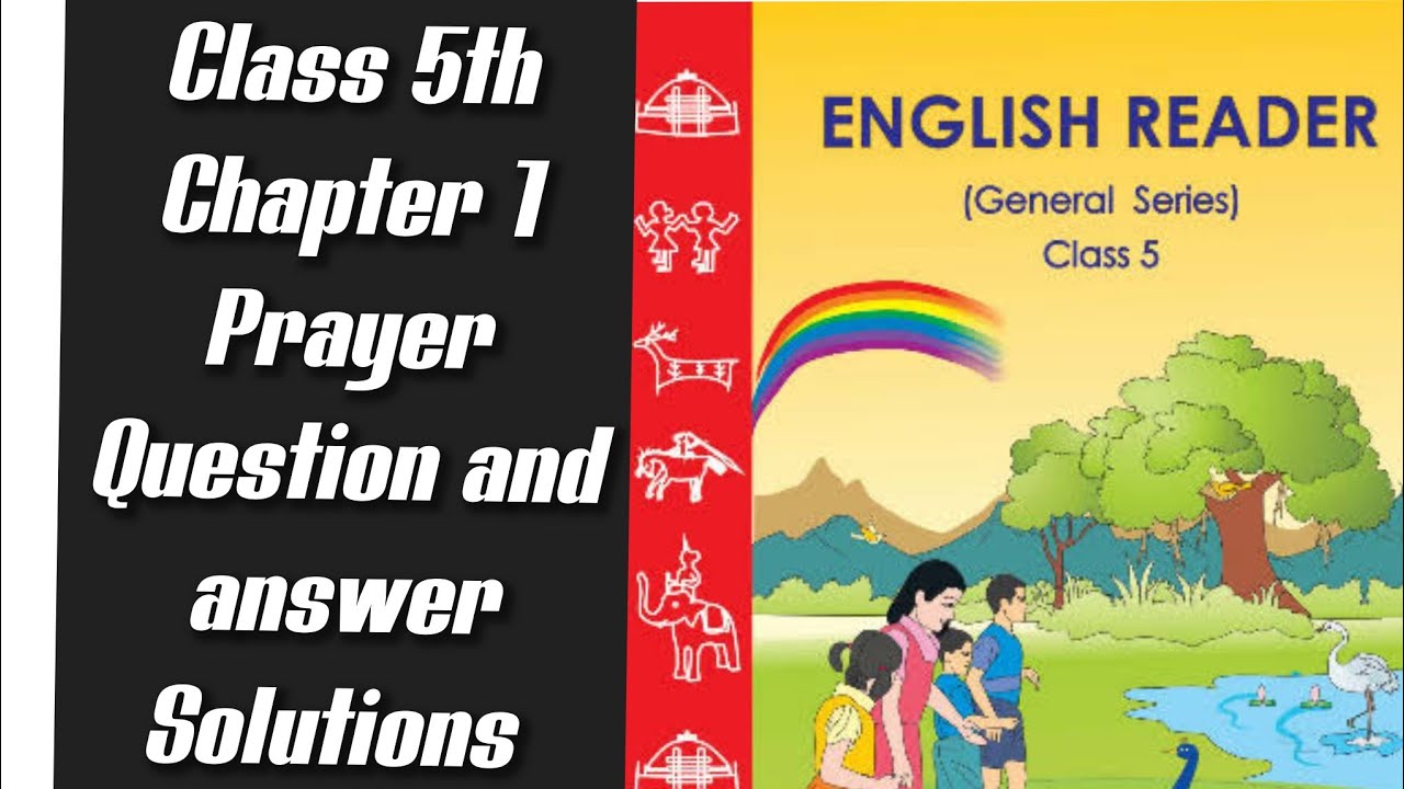 Mp Board Class 5 English Reader Solutions Lesson 1 Prayer - YouTube