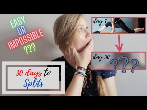 My journey to full split | Is it possible to get splits in 30 days? Flexibility challenge Blogilates