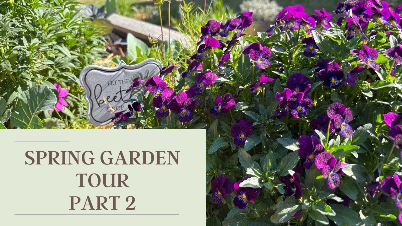 Spring Garden Tour Part 2 - YouTube