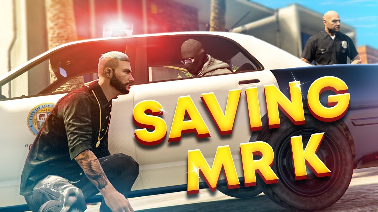 Randy Bullet saves Mr. K and then WIPES the Cops | GTA RP Nopixel - YouTube