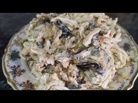 Gürcü mətbəxinə aid olan 🔴Badımcan salatı🔴