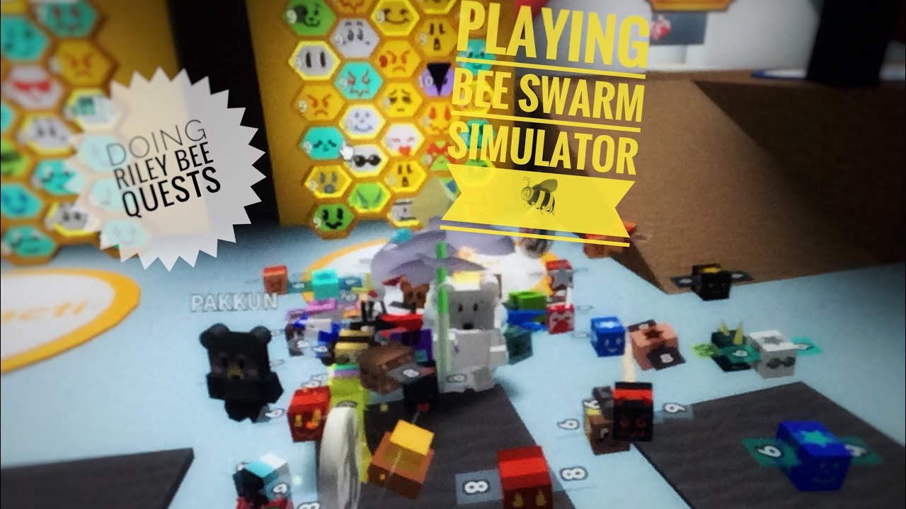 Playing bee swarm simulator🐝 (full video) - YouTube