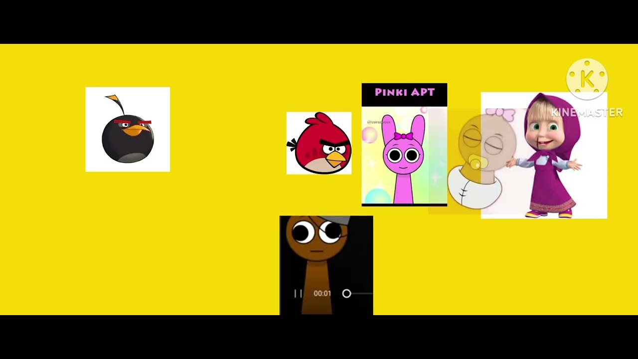 SPRUNKI Пинки на мойка angry birds каяки - YouTube