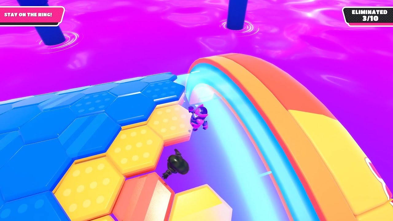 Fall Guys - Solo Wins Nº 2,615 and 2,516 - Hex-A-Ring and Hex-A-Gone (Shows Solo and Stadium ...