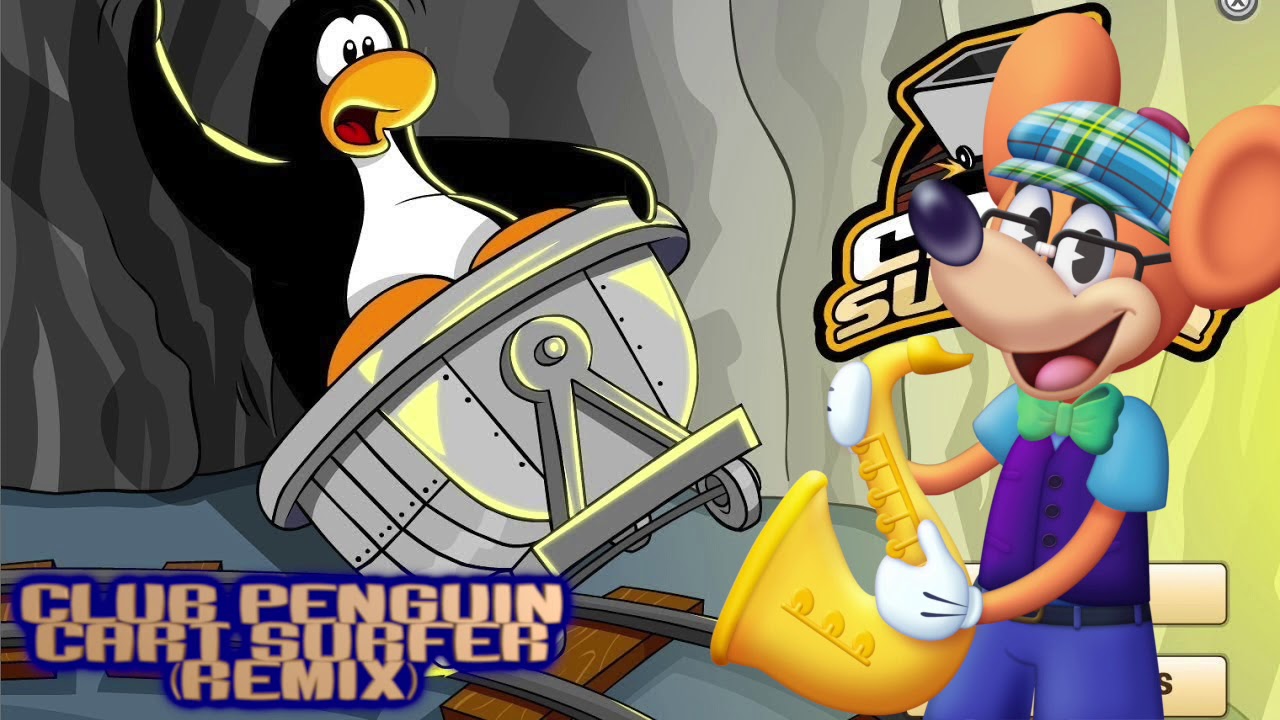 Club Penguin: Cart Surfer Remix - YouTube