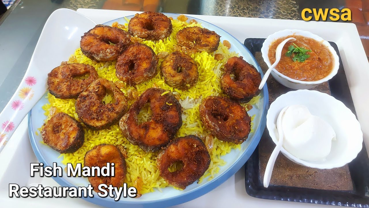 Fish Mandi Recipe | Arabian Biryani | Mandi Chutney| Restaurant Style ...