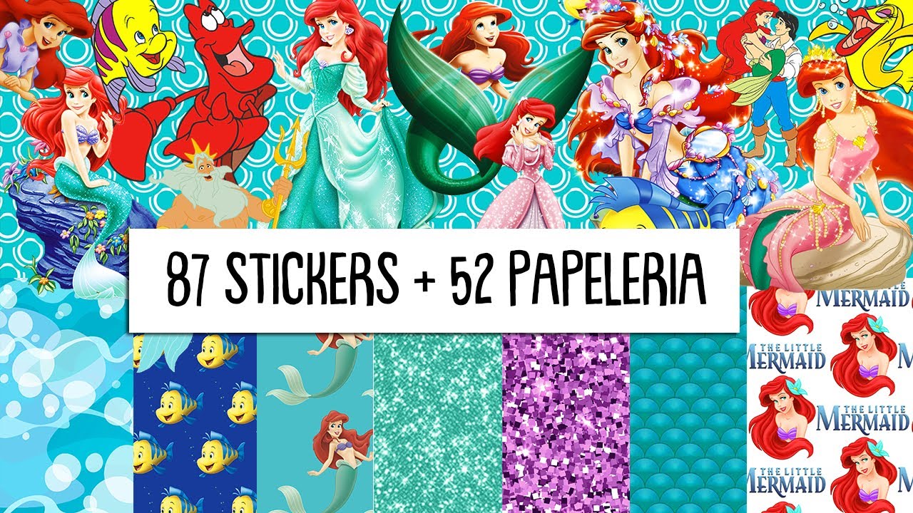 Stickers La Sirenita at Thomas Wilk blog