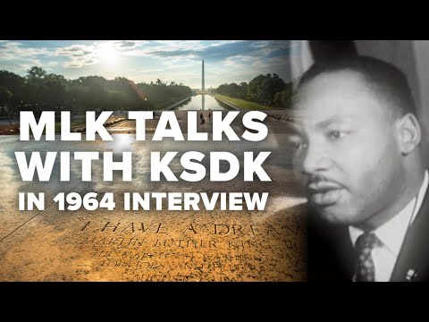 Dr. Martin Luther King Jr. talks with KSDK in 1964 interview - YouTube