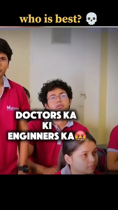 Doctor Vs Engineer? 💀 || NEET/JEE ASPIRANTS🤡 || #neet #doctor #jee #iitian #motivation - YouTube