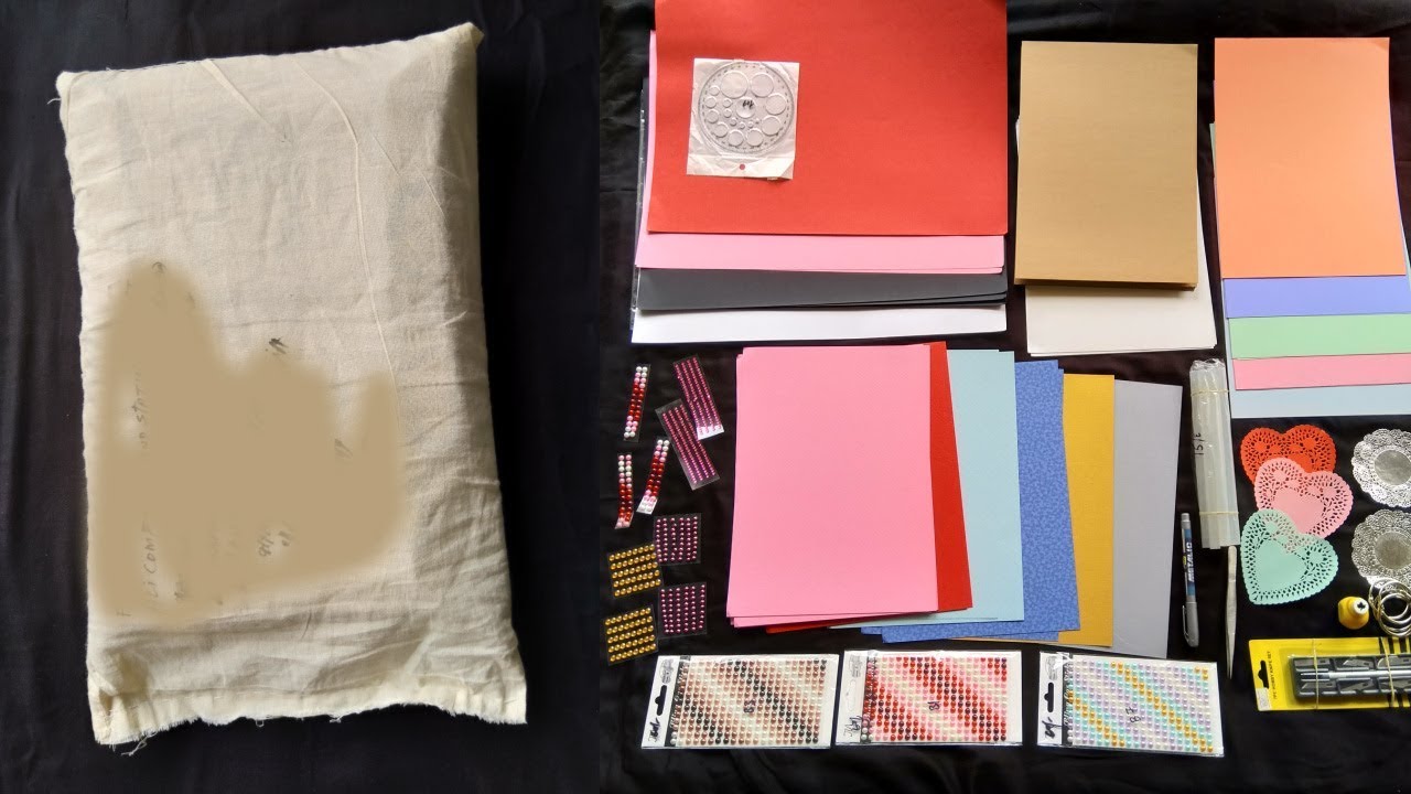 Unboxing of my parcel/ Craft supplies - YouTube