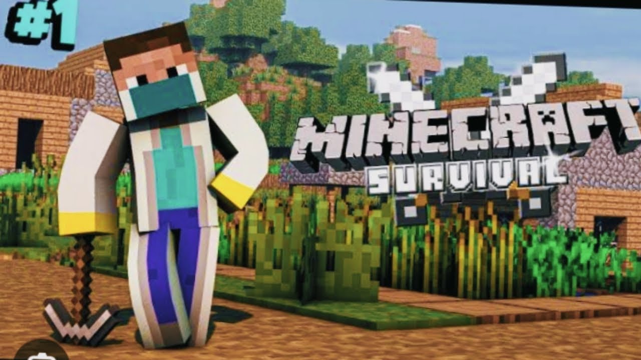 My first survival video of Minecraft #1 - YouTube