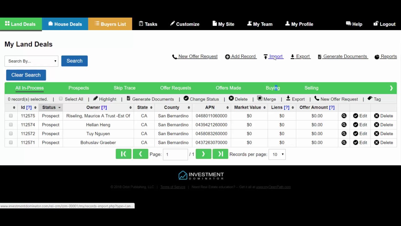 How Tags and Tagging Records Work In The Investment Dominator CRM - YouTube