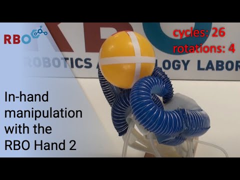 In-hand manipulation with the RBO Hand 2 - YouTube