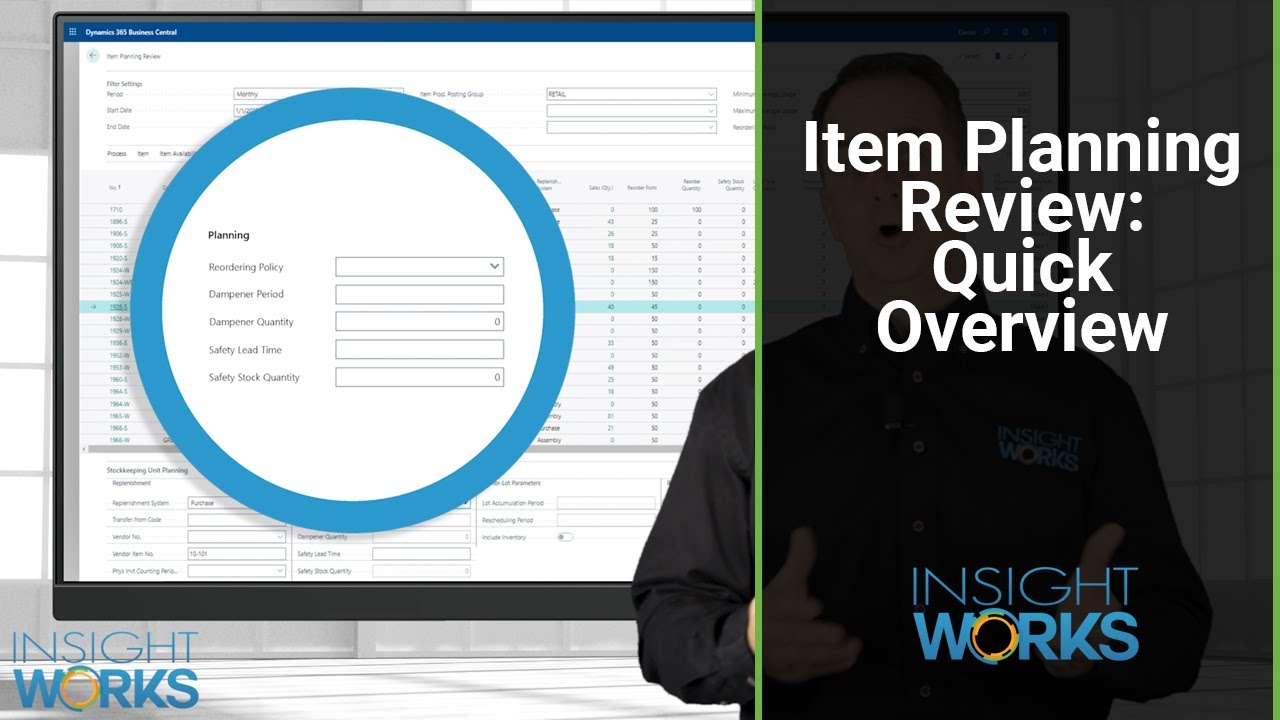 Item Planning Review - Quick Overview - YouTube