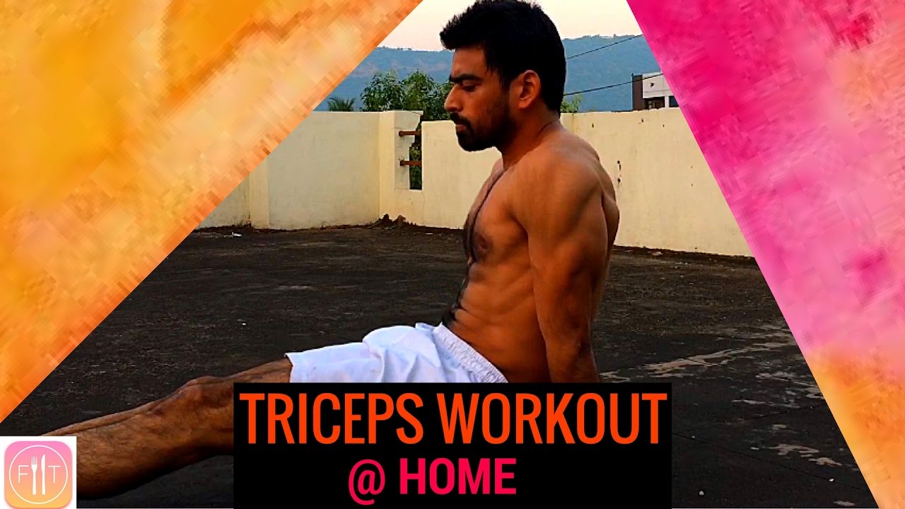 TRICEP WORKOUT - Workout at Home | Episode 2 - TRICEPS | Without ...