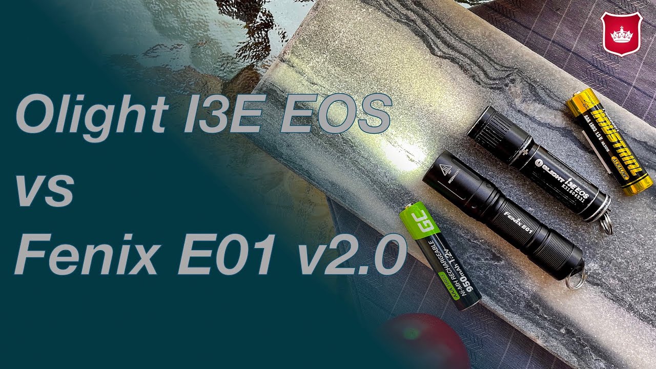 Olight I3E EOS vs Fenix E01 v2.0 - YouTube